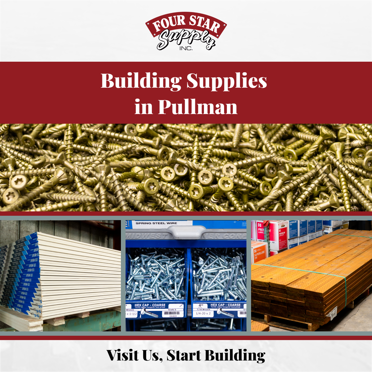 Pullman's Building Supplies | Four Star Supply Inc.